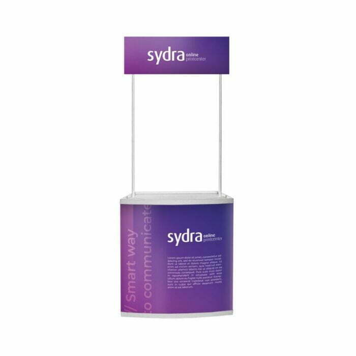 Comprar um Balcão Publicitário Curvo - Sydra Gráfica Online